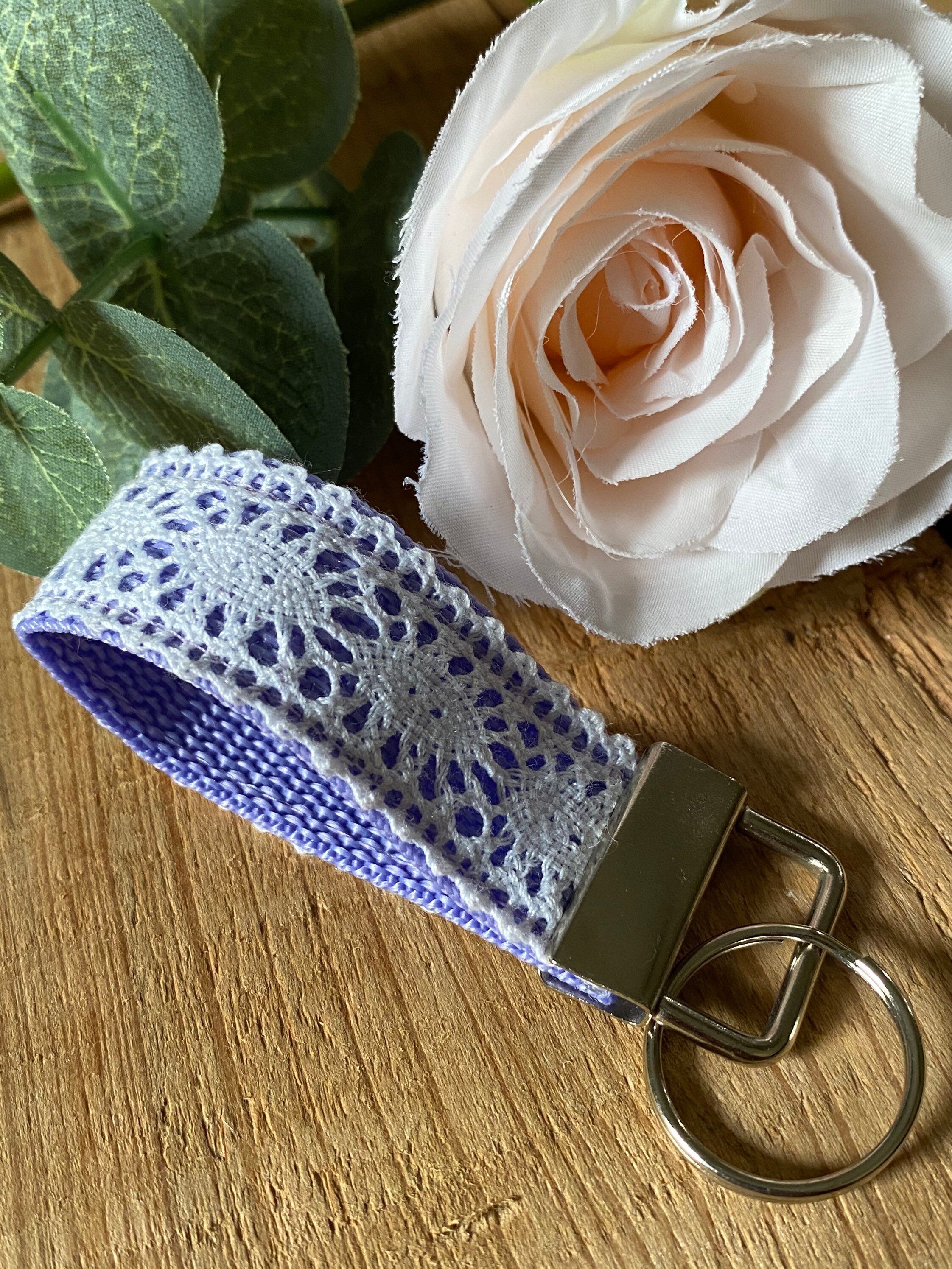 Mini Lace Key Fob Key Chain Gift for Her Lace Key Fob Lace Key Chain ...
