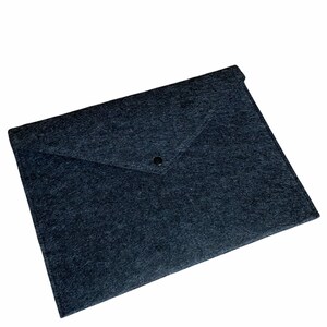 Personalized Felt File Folder-grey/black Felt File Folder-custom Wedding Planner Organizer ...