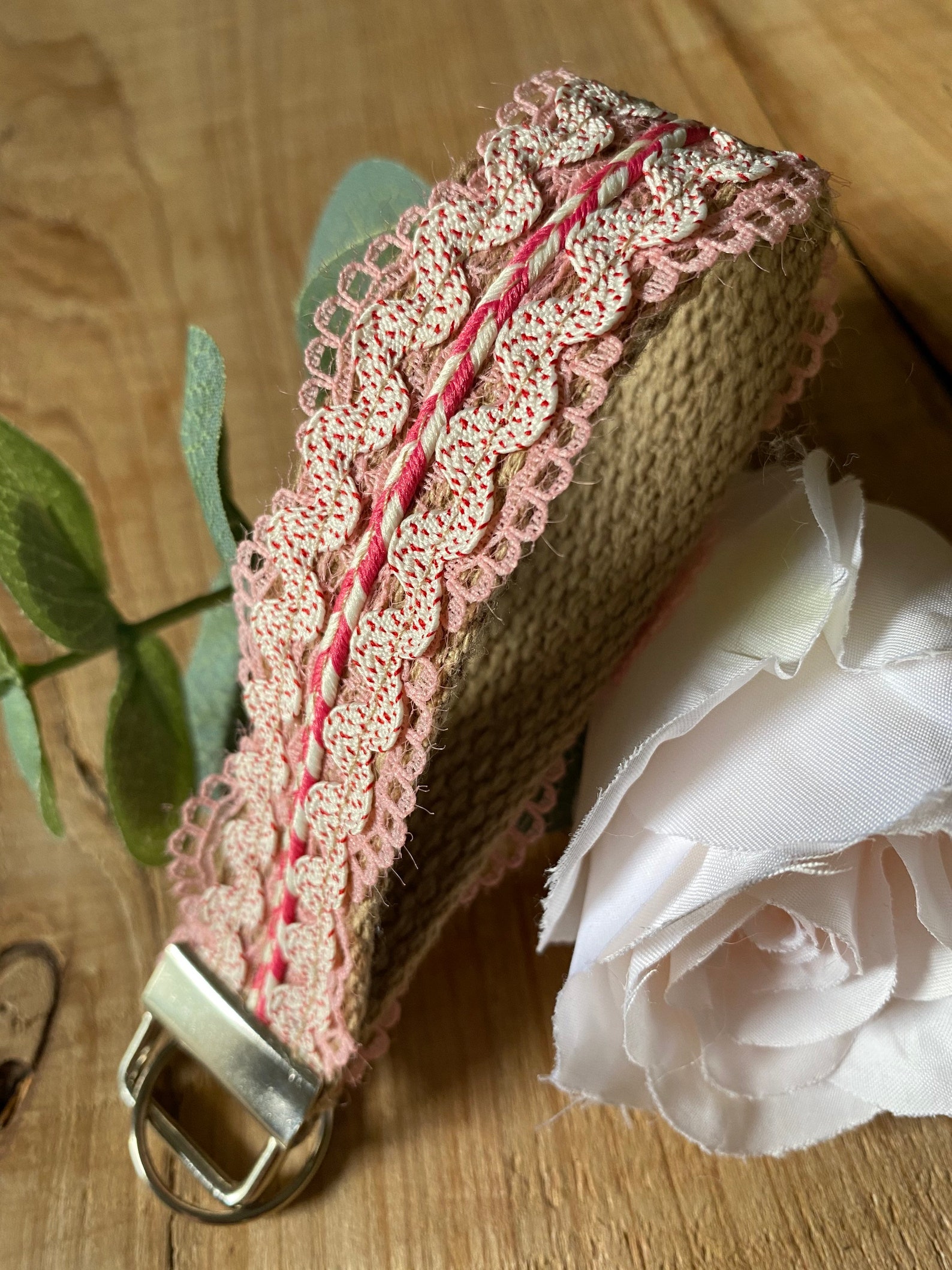 Lace & Ribbon Key Fob Key Chain Gift for Her Lace Key - Etsy France