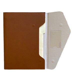 Personalized Faux Leather File Folder-document Holder-envelope Folder ...