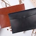 Personalized PU Leather File Folder - Document Holder - Envelope Folder ...
