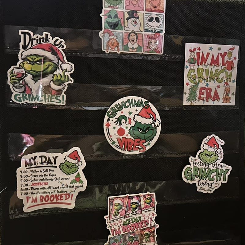 The Grinch Stickers - Etsy