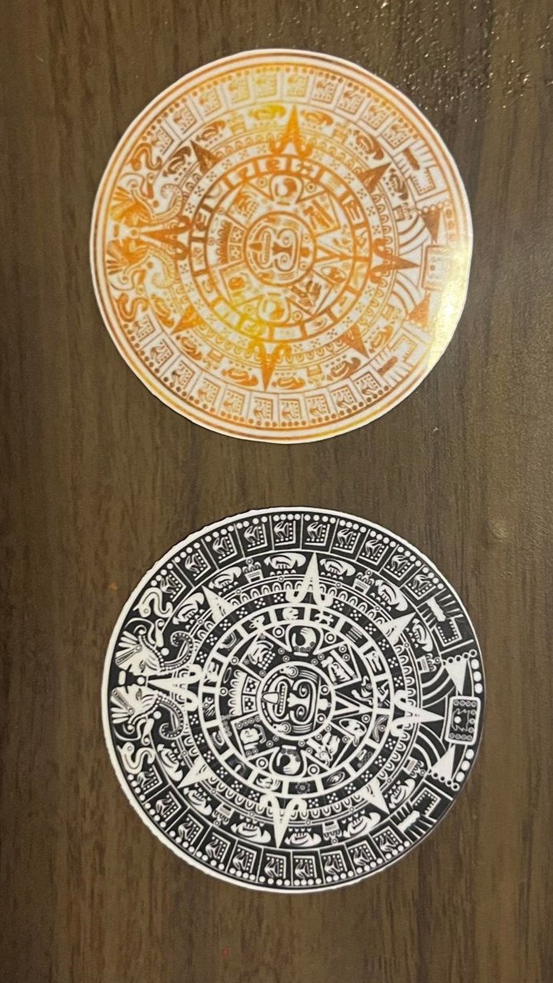 Aztec Stickers, Aztec Calendar Stickers, Azteca Stickers, Calendario ...