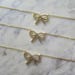 Pavé Bow Necklace - Etsy