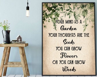 Mind Garden Poster - Etsy