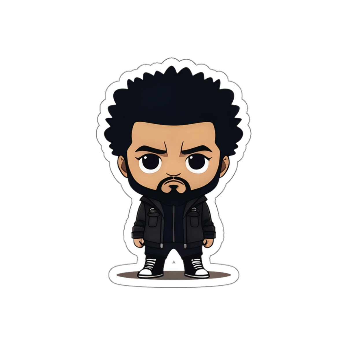 The Weeknd HOB Chibi Sticker - Etsy