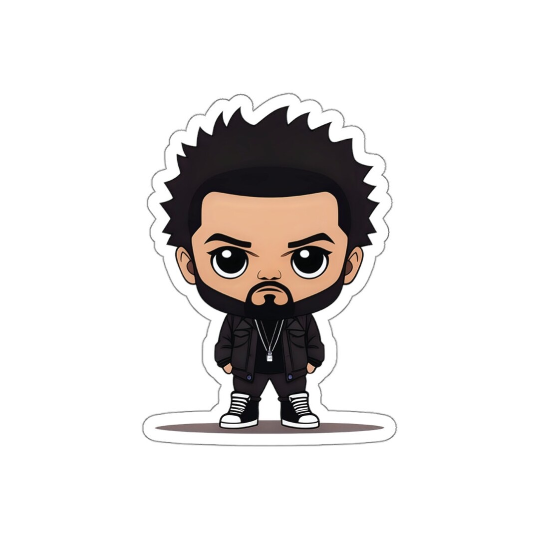 The Weeknd Chibi Sticker - Etsy