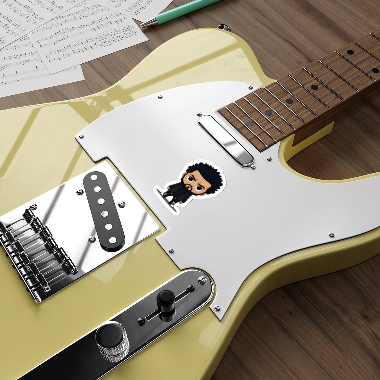 The Weeknd HOB Chibi Sticker - Etsy