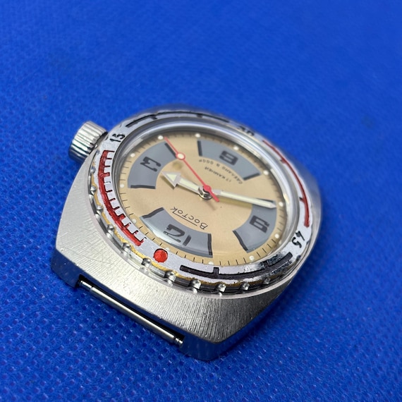 Vintage Soviet watch Vostok amphibia barrel 2409.A 17… - Gem