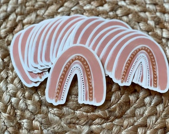 Boho Rainbow Sticker Pack - Etsy