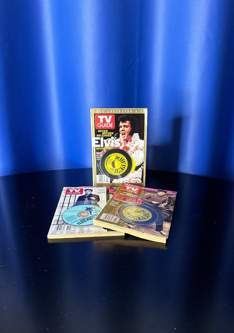 Rare Elvis Presley TV Guide Magazine Cover Stories July 4, 2004 TWO ...