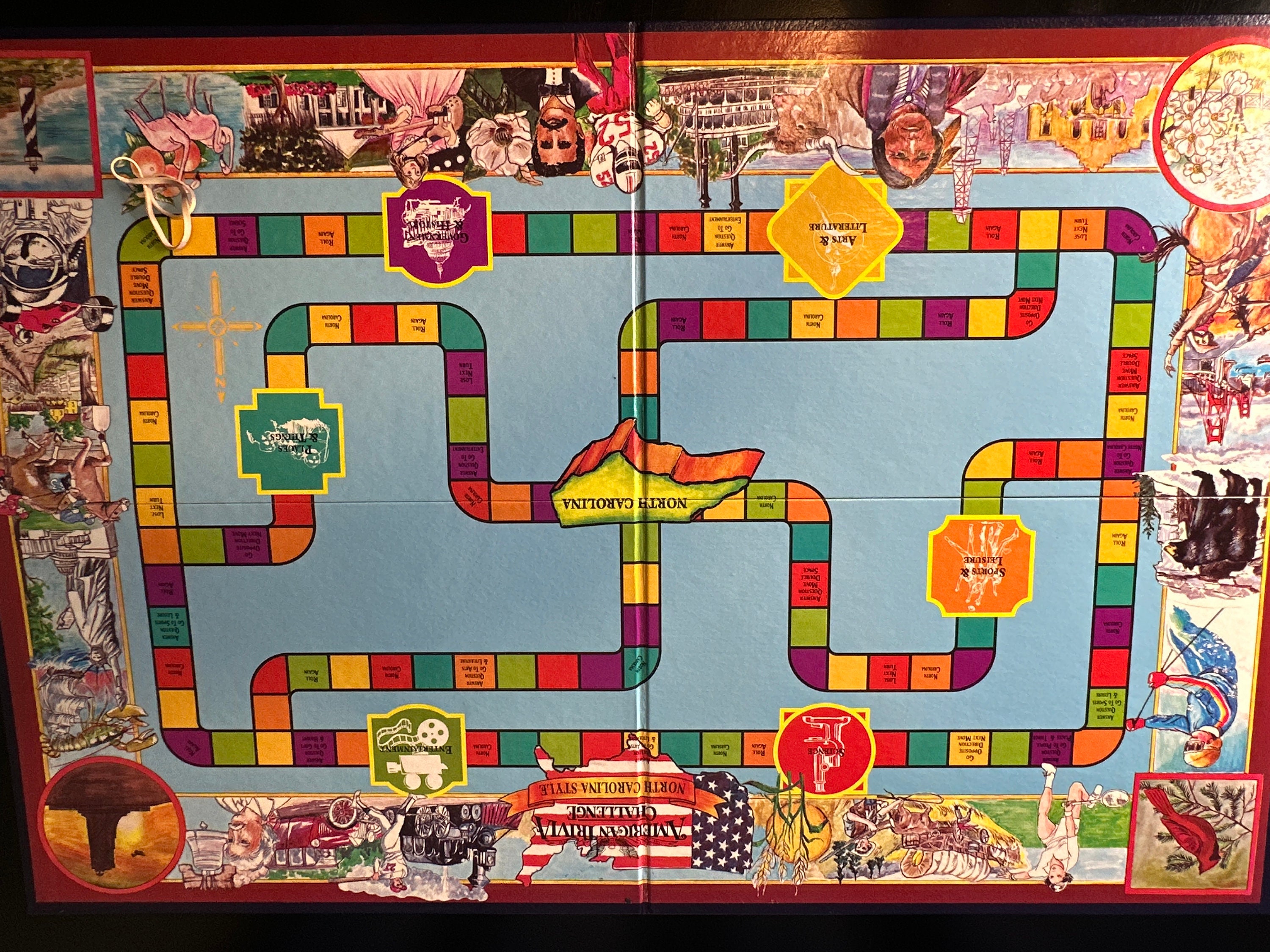 Vintage Trivia Game - the Great American Trivia Challenge North ...