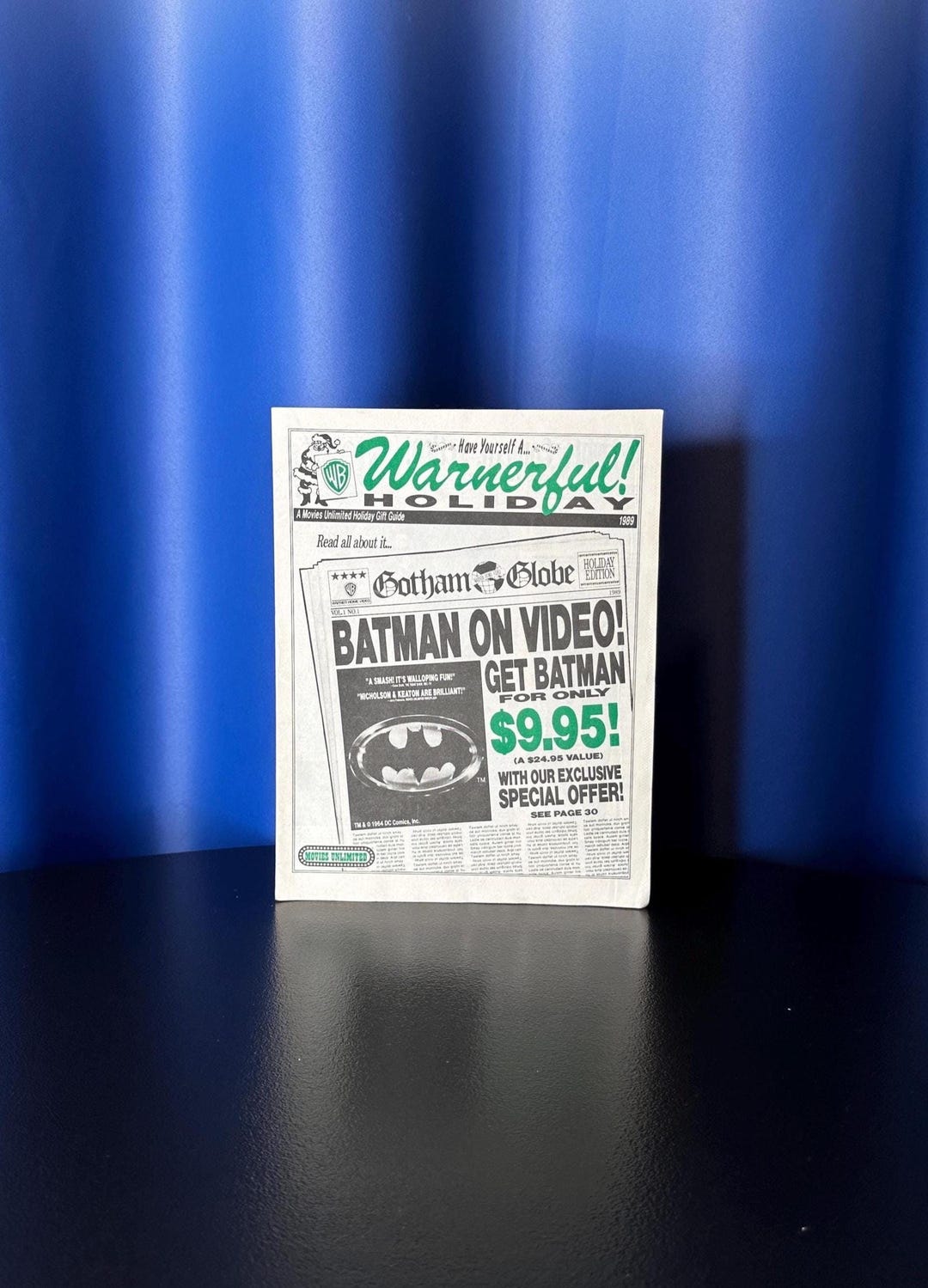 Batman (1989) on Video - Headline, Featured Ads - Movies Unlimited - 31 ...