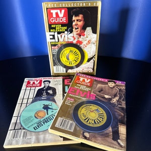 Rare Elvis Presley TV Guide Magazine Cover Stories July 4, 2004 TWO ...