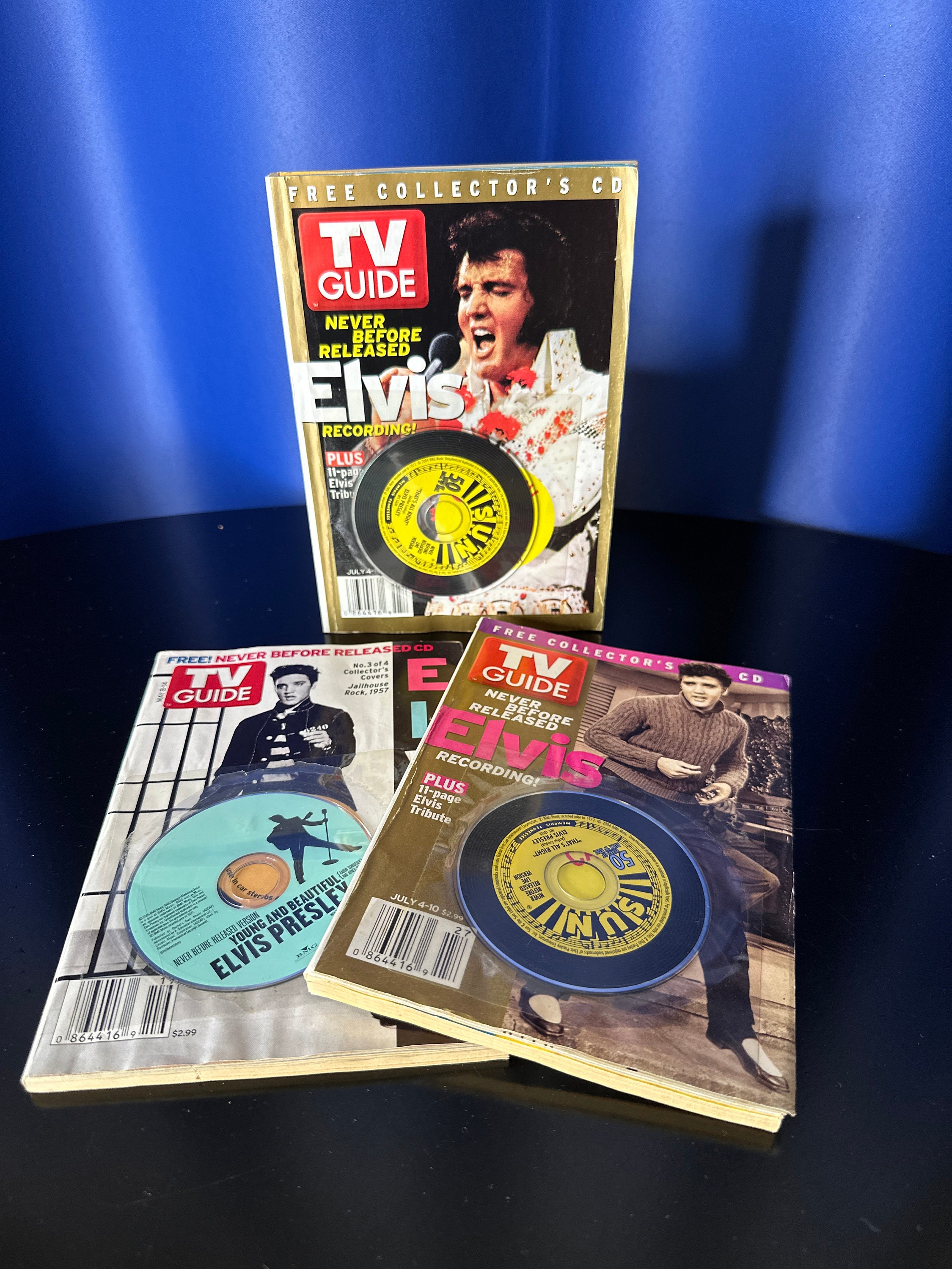 Rare Elvis Presley TV Guide Magazine Cover Stories July 4, 2004 TWO ...