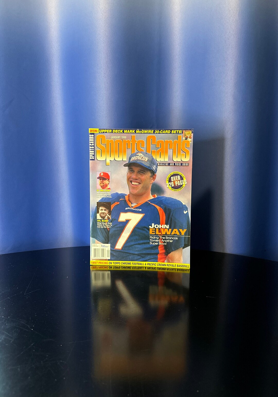 John Elway, Mark Mcgwire, Babe Ruth - Sports Cards Magazine - January ...