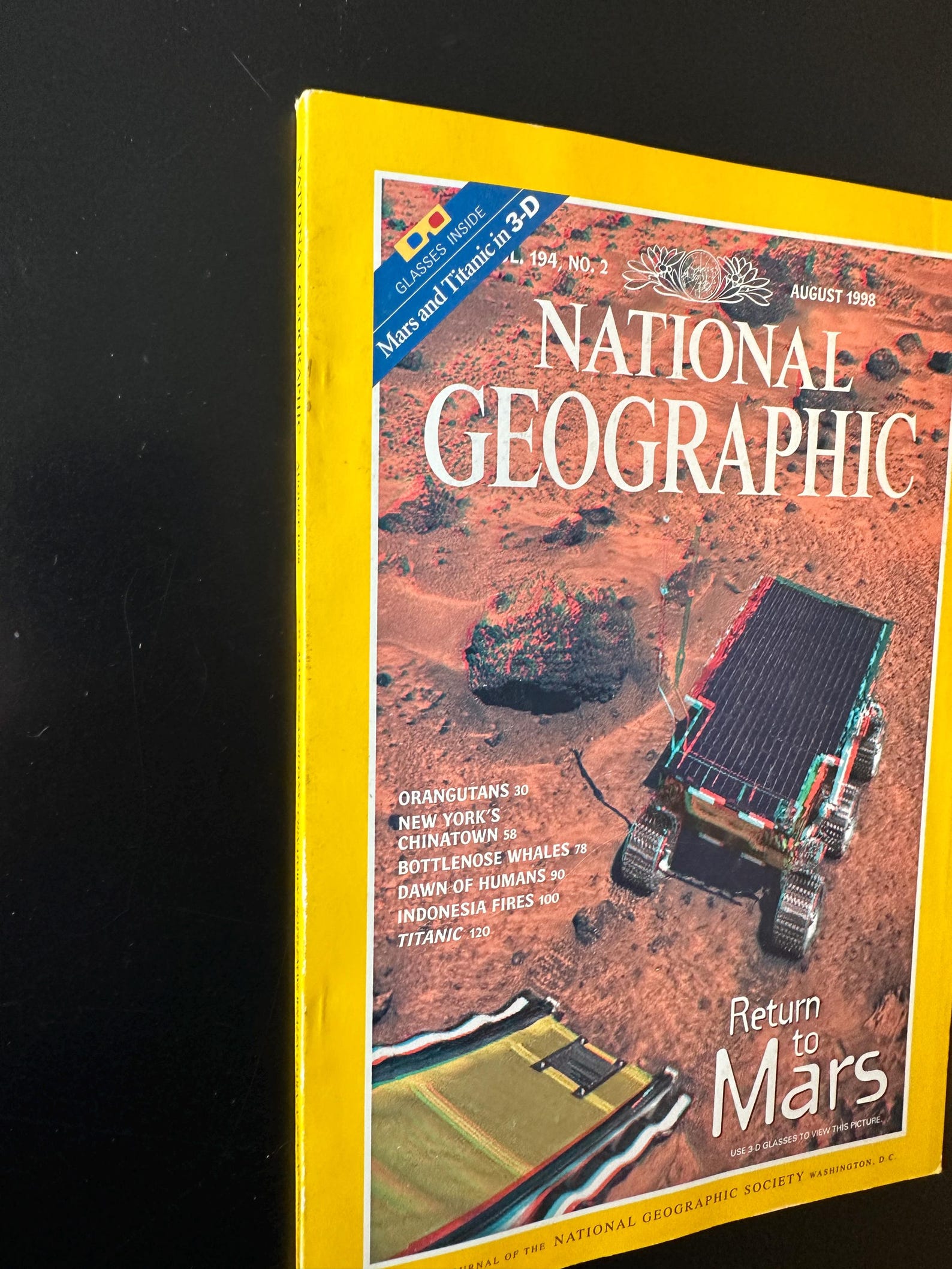 National Geographic - Return to Mars - August 1998 - Etsy