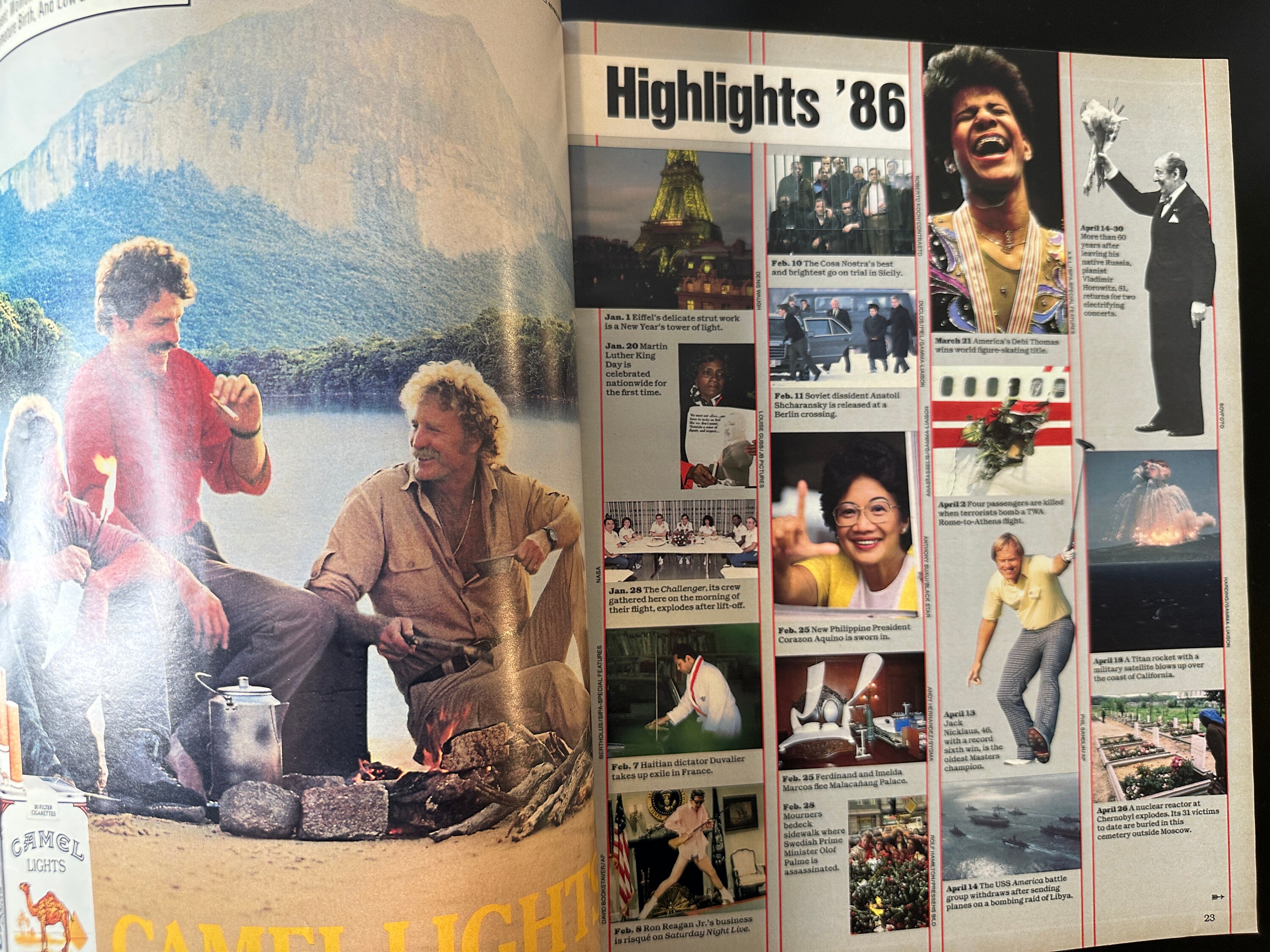LIFE Magazine 1986 Year in Pictures See Photos for Table of Contents - Etsy