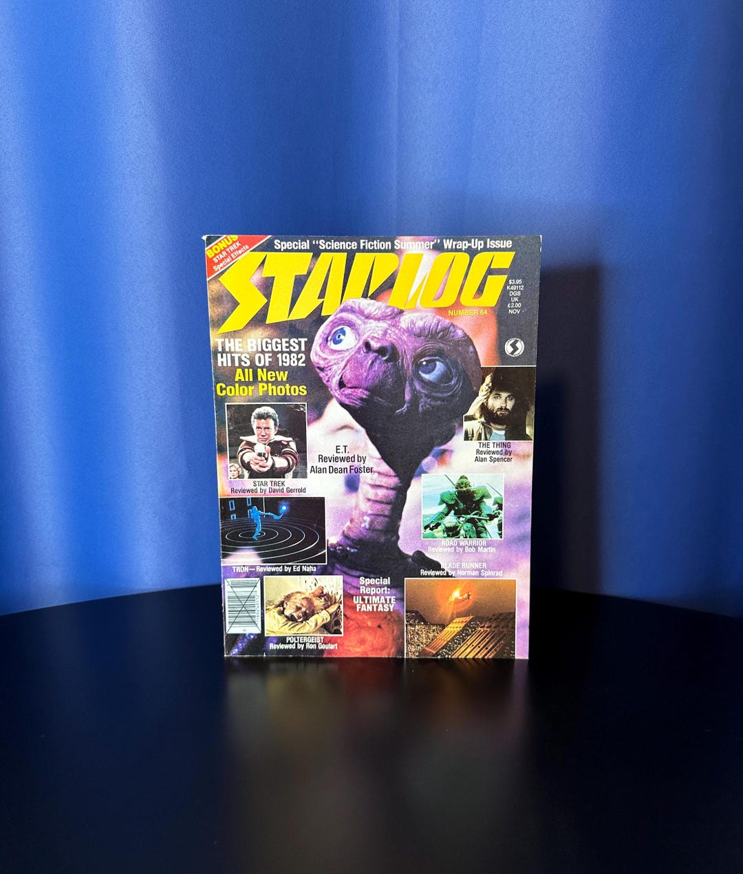 E.T. Cover Story - Starlog Magazine - November 1982 - See Description ...