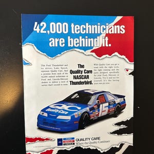 Vintage Print Ads From Magazines -NASCAR Theme Lot of 7 -see ...