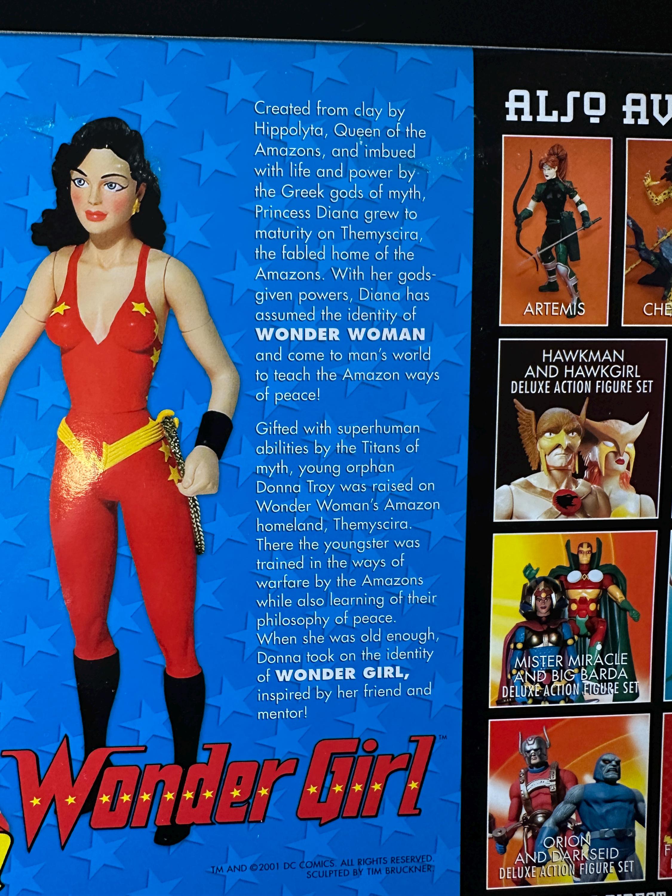 Vintage Wonder Woman and Wonder Girl Deluxe Action Figure Set DC Direct ...
