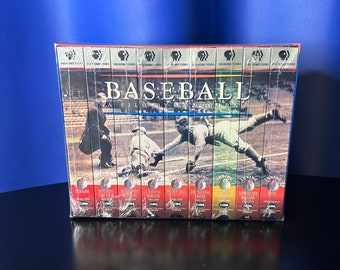 Baseball A Film by Ken Burns 9 VHS Box Set. 1994. Brand New - Etsy