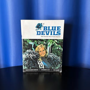 Vintage Duke Blue Devils Vs. UNC Tar Heels 11/20/1971 - College ...