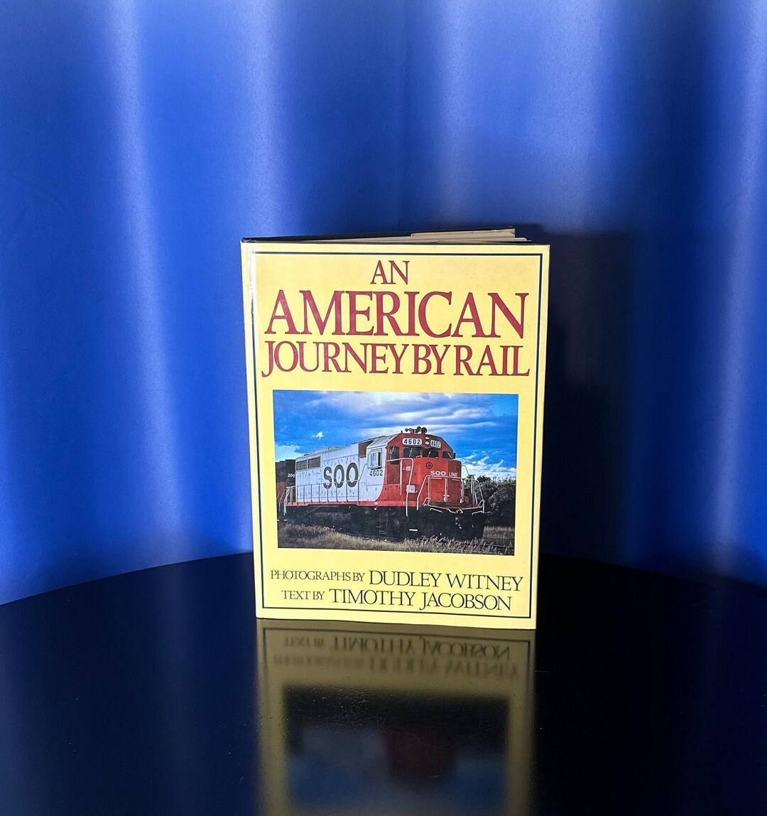 Trains - Vintage Book (1988) - American Journey by Rail - 14 X 10 ...