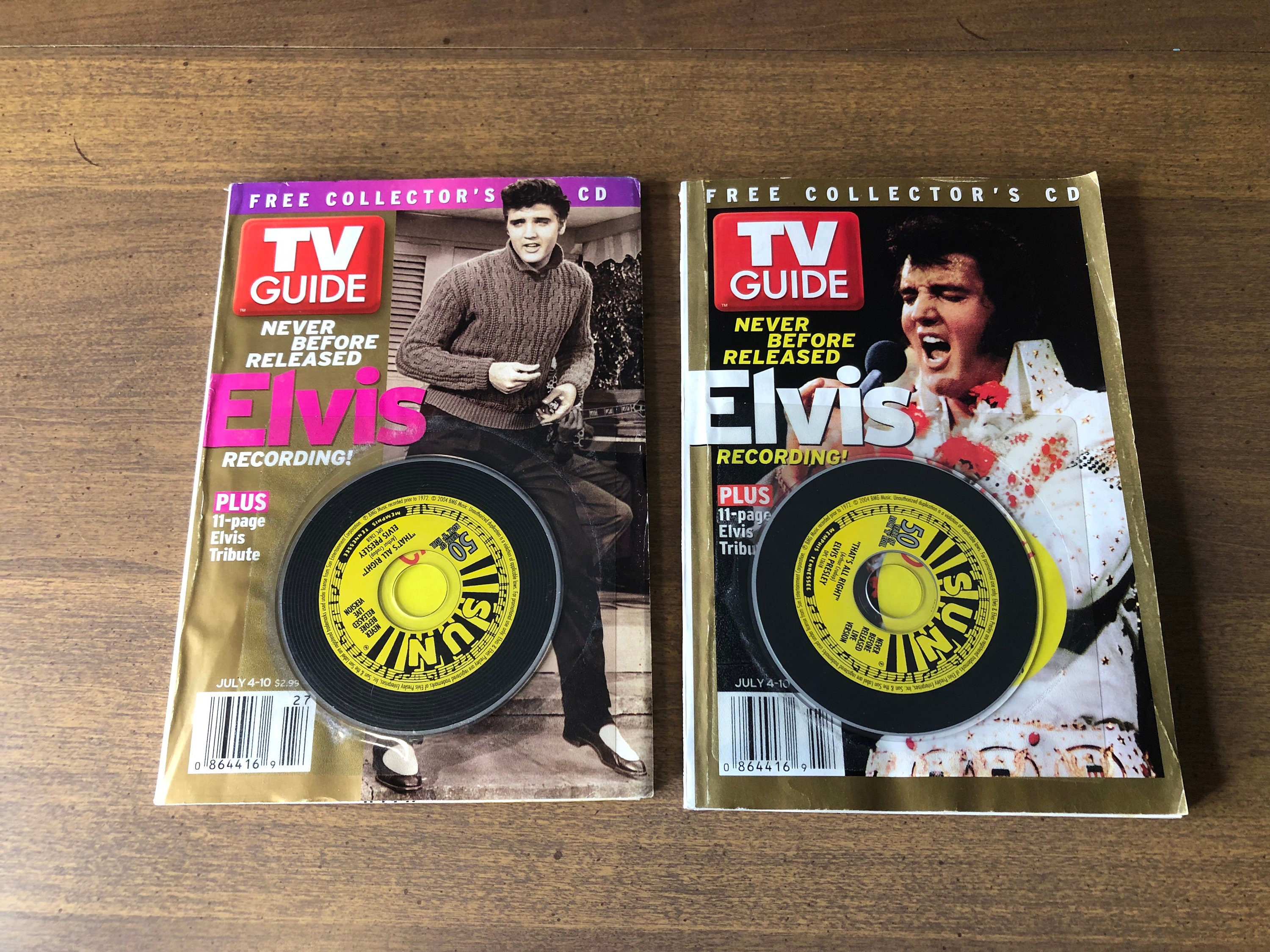 Rare Elvis Presley TV Guide Magazine Cover Story July 4-10 - Etsy