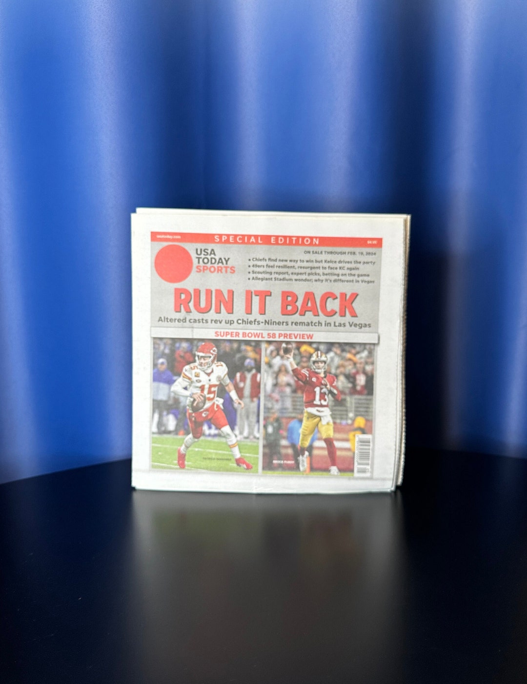 Chiefs Vs. 49ers Super Bowl 58 USA Today Special Edition 64 Pages - Etsy
