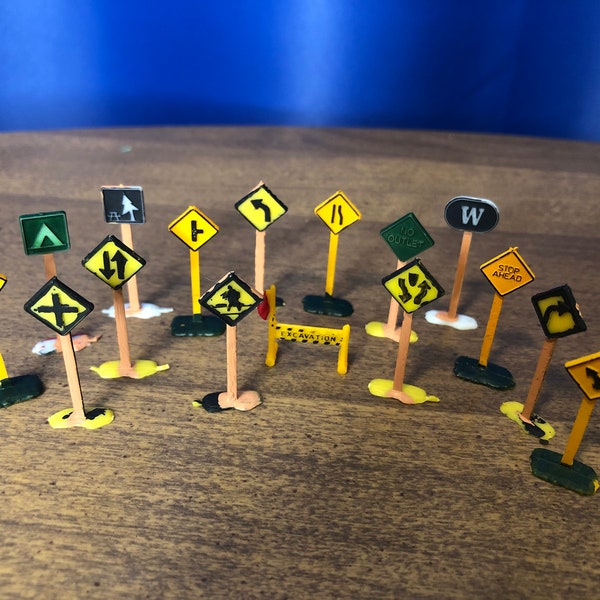 Ho Scale Street Signs - Etsy