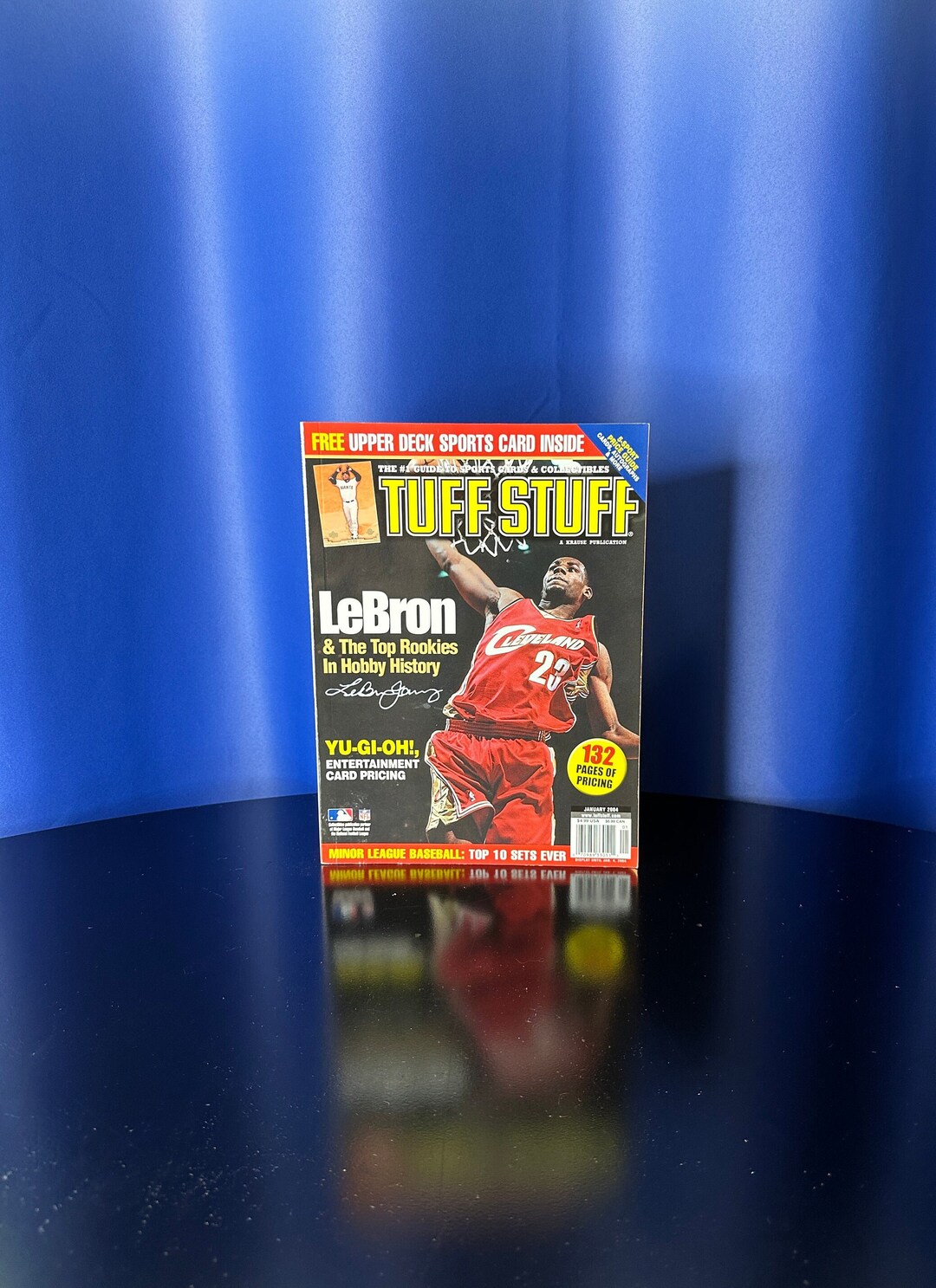 Lebron James Cover Tuff Stuff Monthly Magazine 238 Pages January 2004 ...