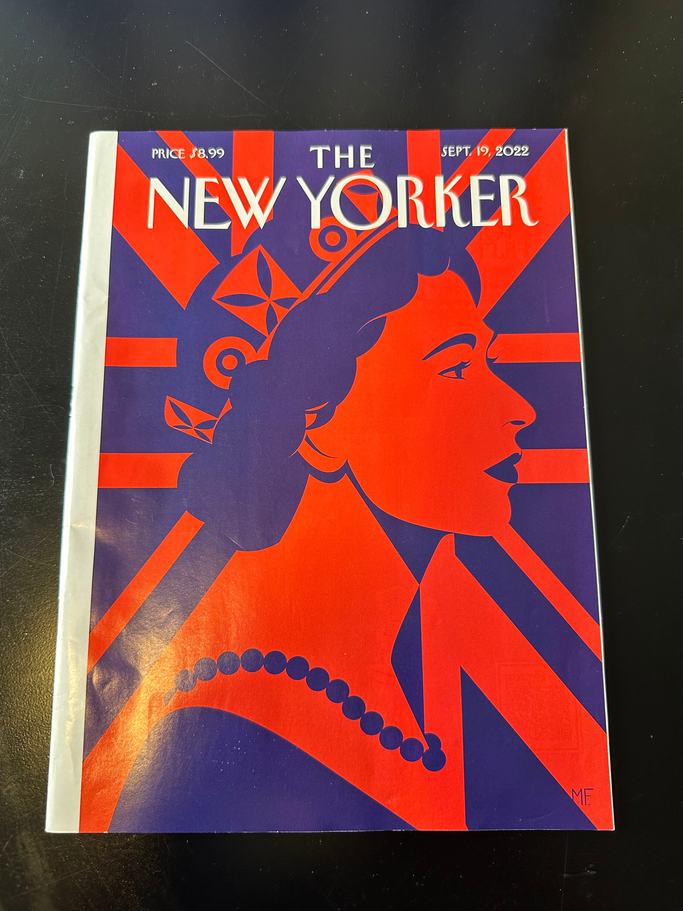 Queen Elizabeth II Cover the New Yorker Magazine September 19, 2022 - Etsy