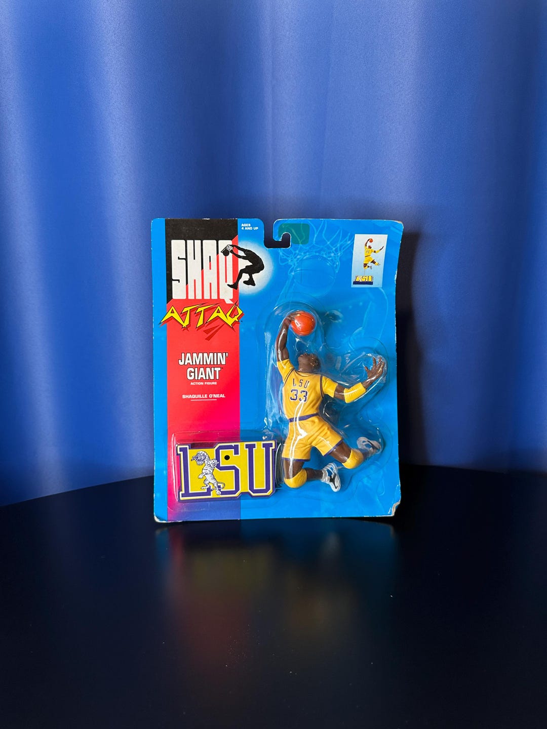 Shaquille O'neal Shaq Attack Jammin' Giant LSU Action Figure 1993 - Etsy