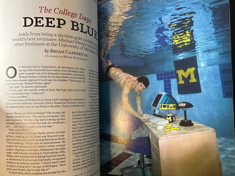 Michael Phelps - Sports Illustrated Special Edition - an Epic Olympic ...