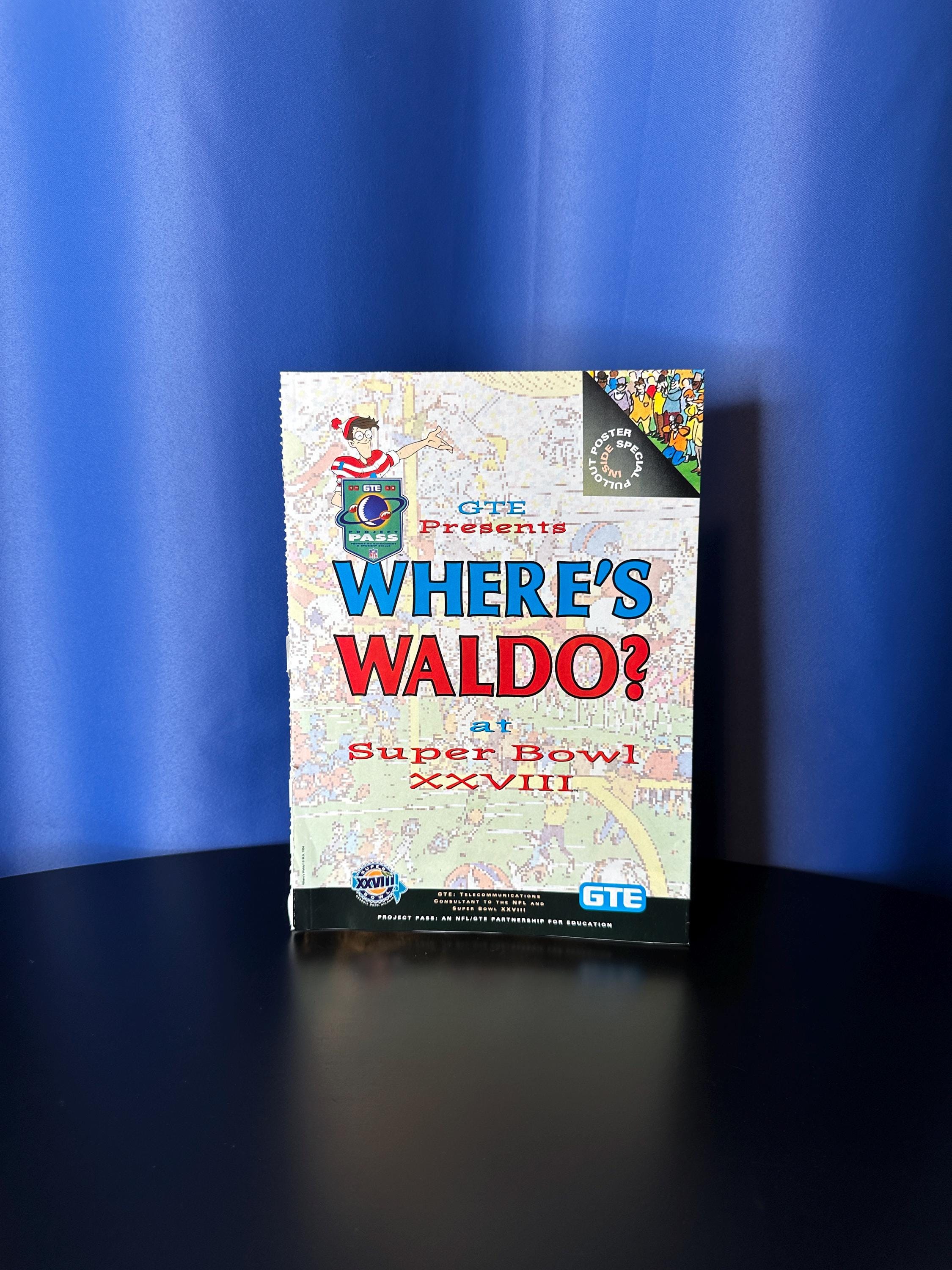 Where's Waldo Poster - GTE Presents Where's Waldo? at Super Bowl XXVIII ...