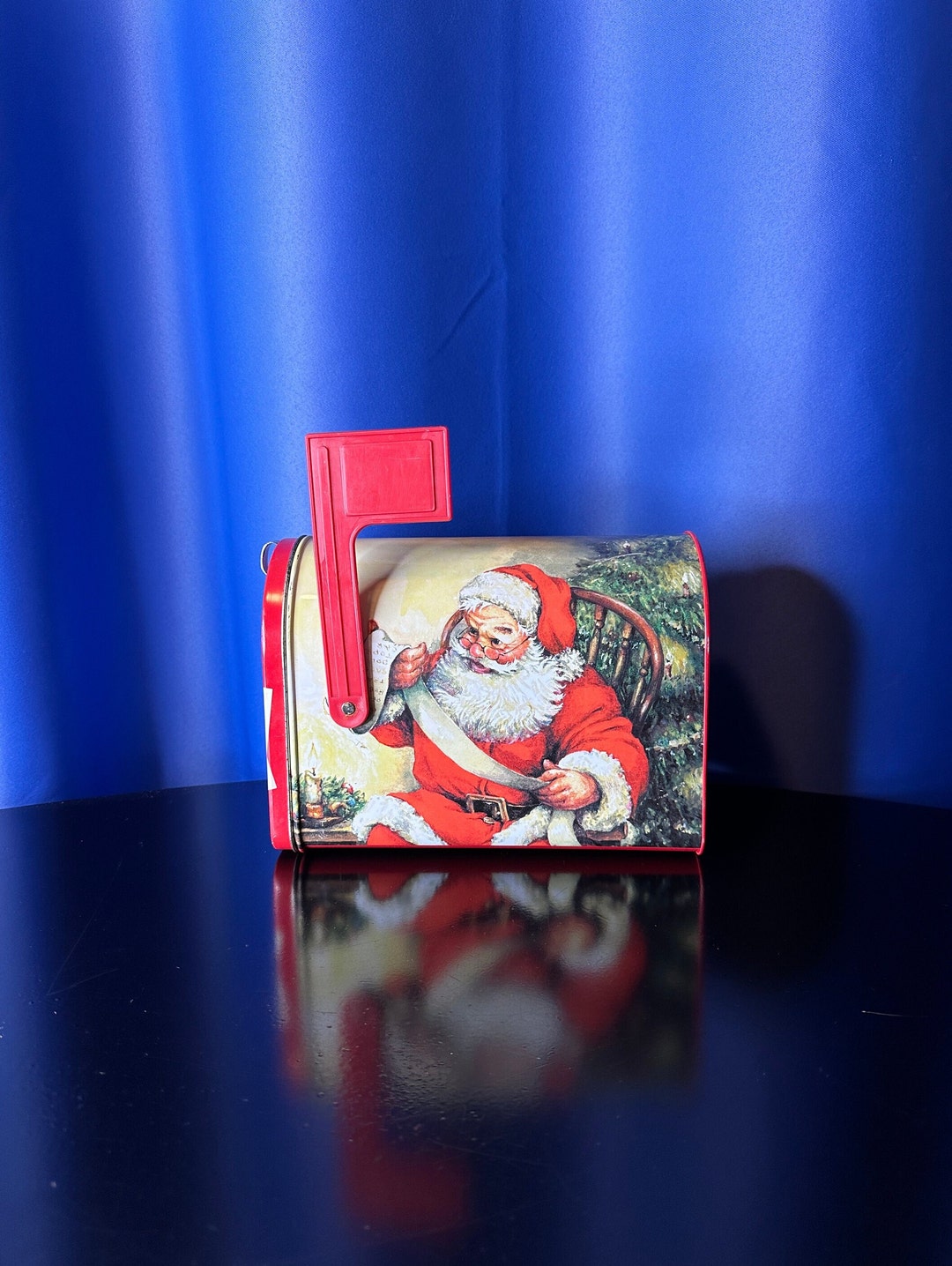 Christmas Card Mail Box With Santa See Description - Etsy