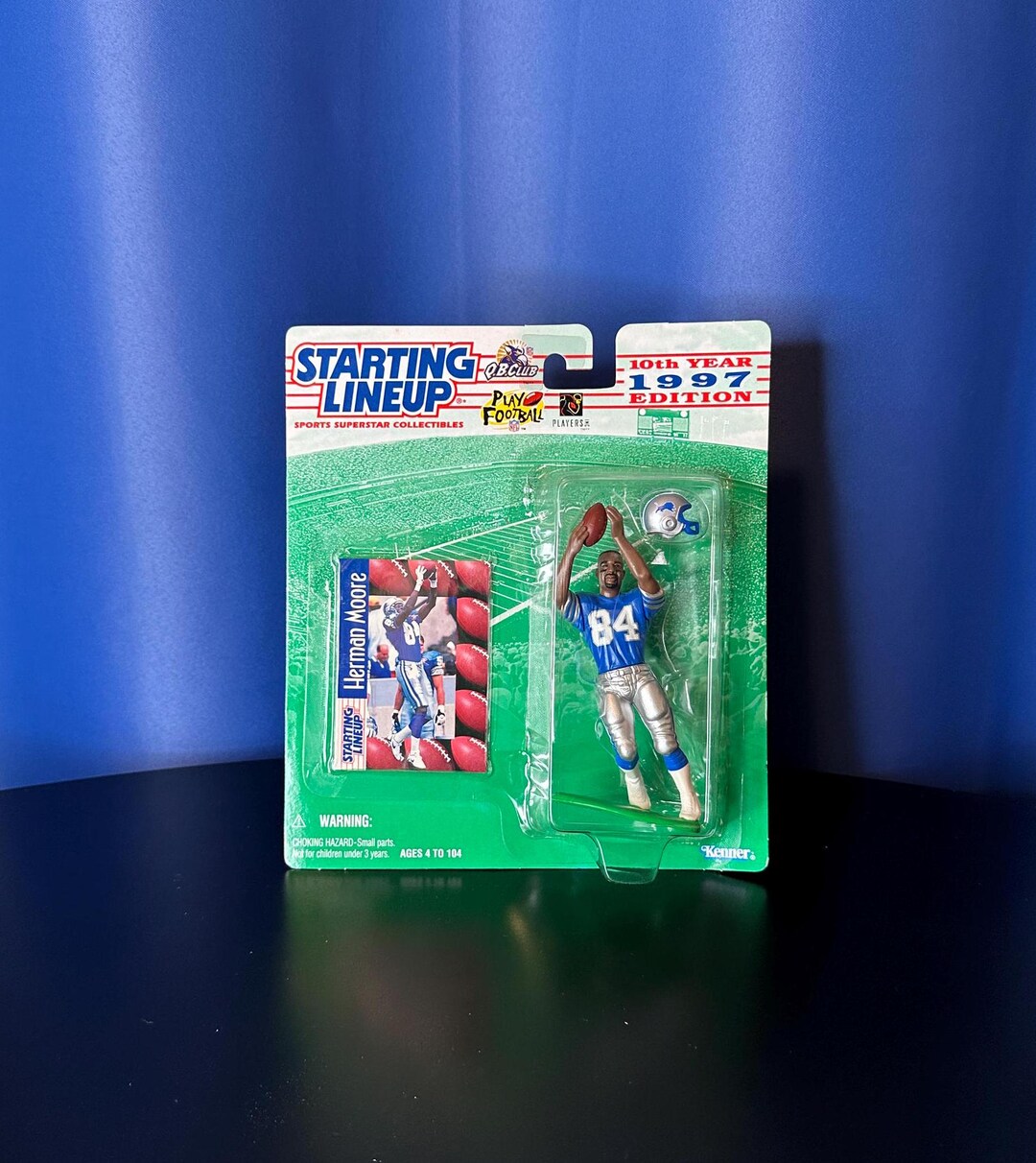1997 Hermon Moore - Detroit Lions - Starting Lineup Sports Figurine - Etsy