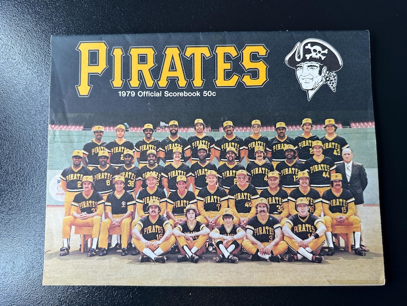 1979 Pittsburgh Pirates Official Scorebook - Vs. Padres - Scored for ...