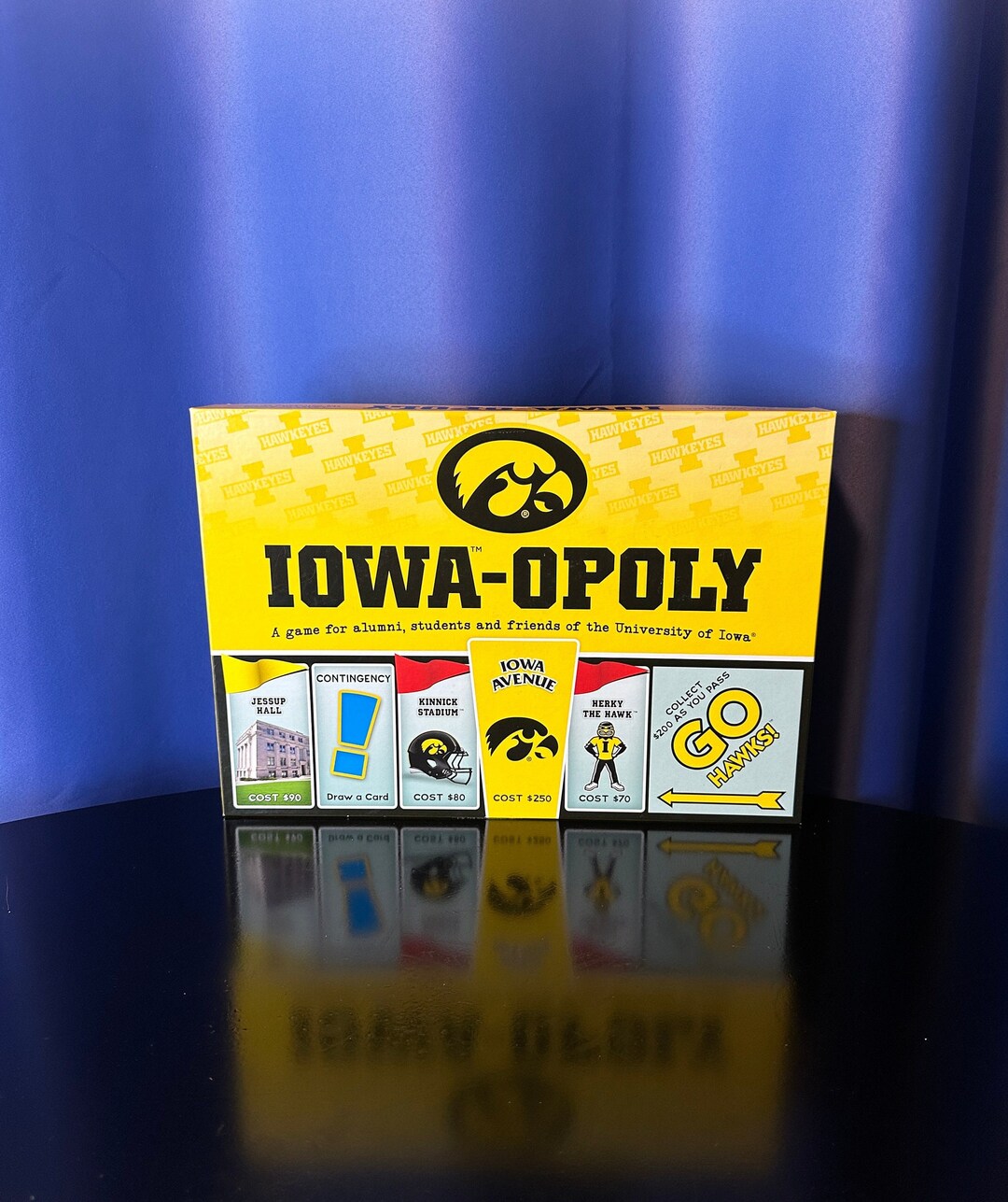 Iowa-opoly Iowa Hawkeyes Board Game - Etsy