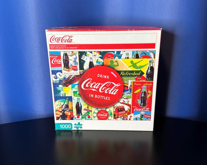 Coca-cola Puzzle - 1000 Pieces - Drink Coca-cola in Bottles - RARE - Etsy