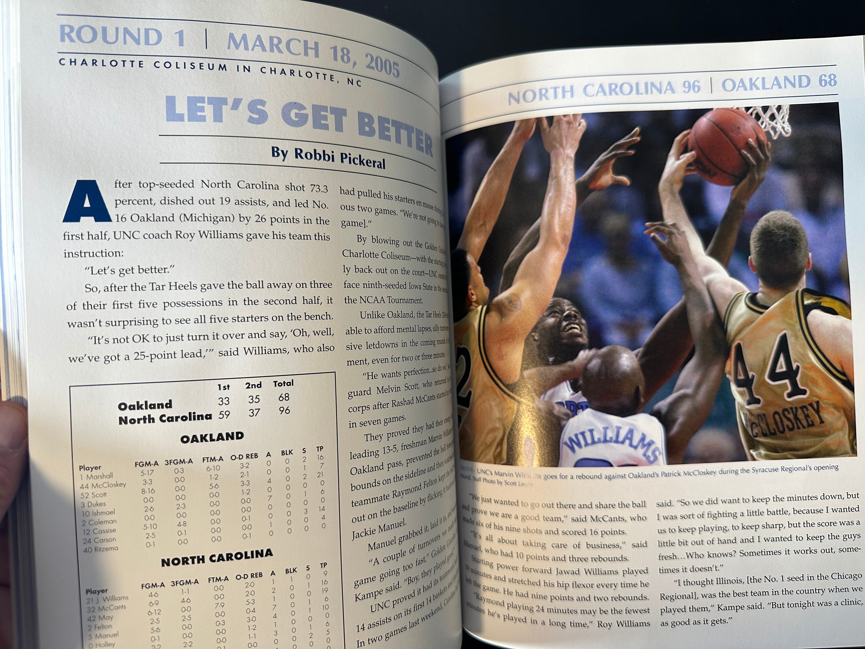 UNC Tar Heels 2005 NCAA Basketball Champions Raleigh News Observer ...