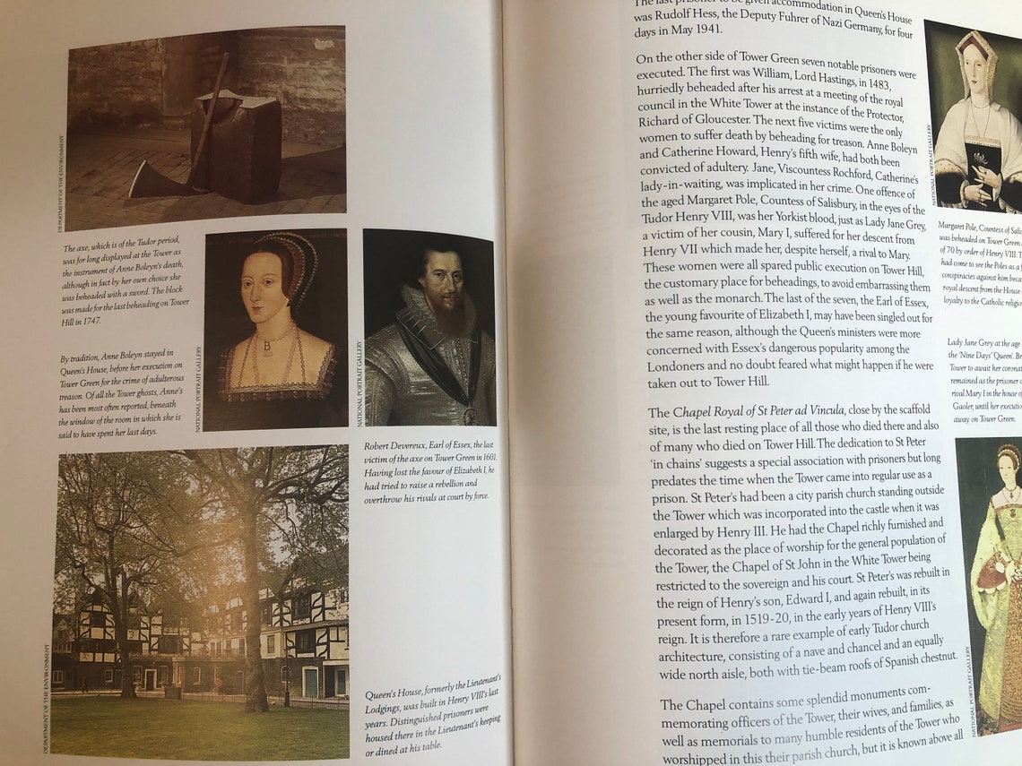 The Tower of London Color Softcover Book 52 Pages - Etsy