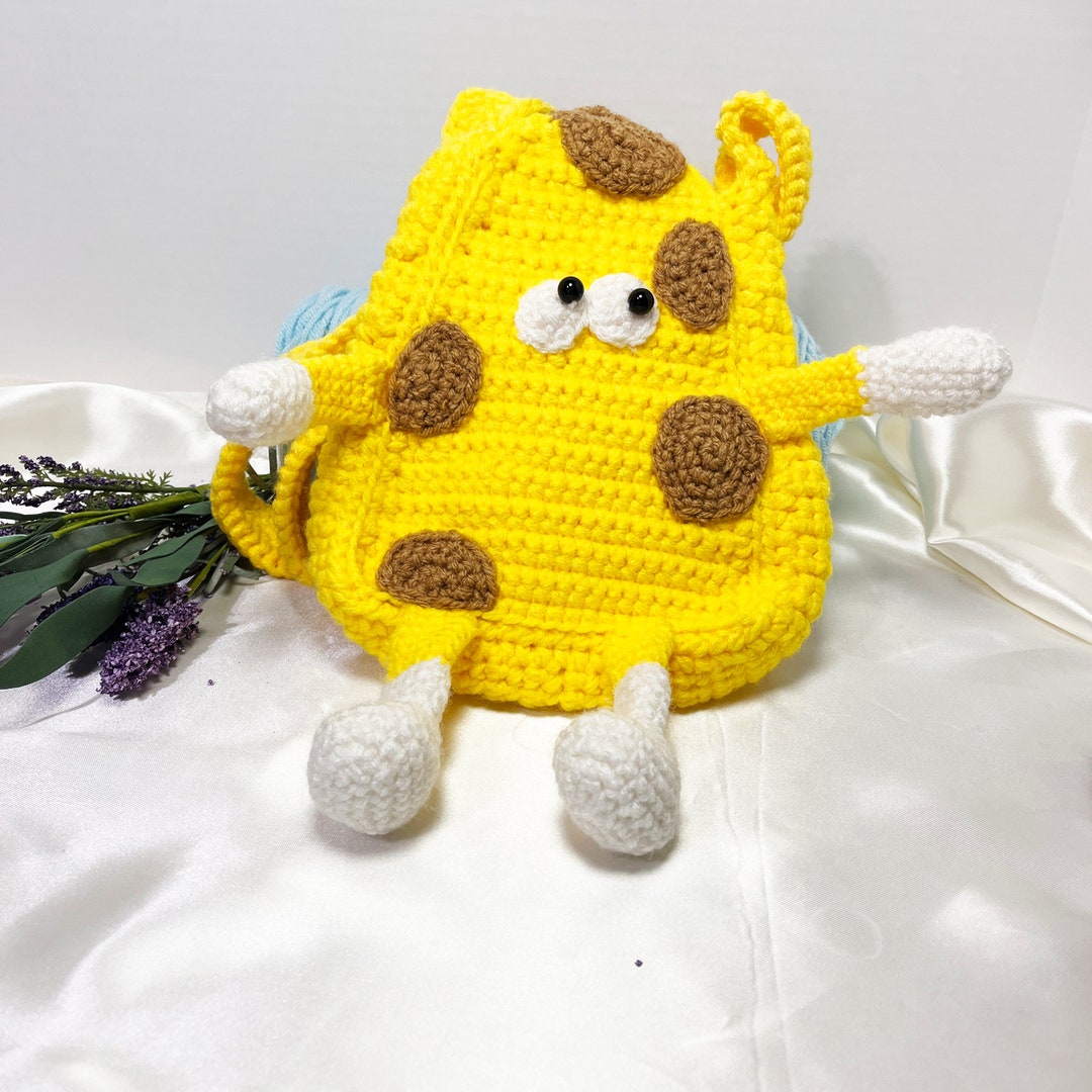 Hand-crocheted Cute Cartoon Cheese Bag - Etsy