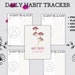 Daily Habit Tracker Printable Planner Minimalist Planner Instant ...