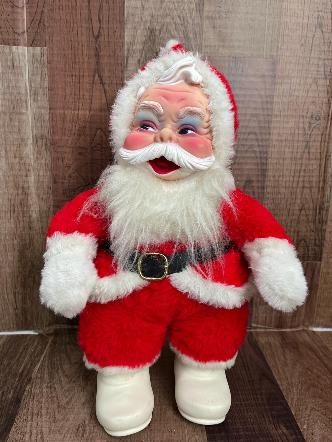 Vintage Rushton Santa Claus Christmas Old Santa - Etsy