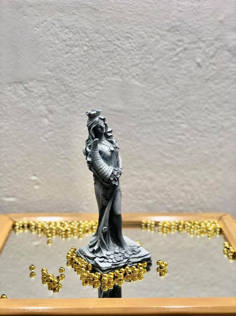 Goddess of Luck 22 Cm Handmade Statue Greek Goddess of Fortune Greek ...