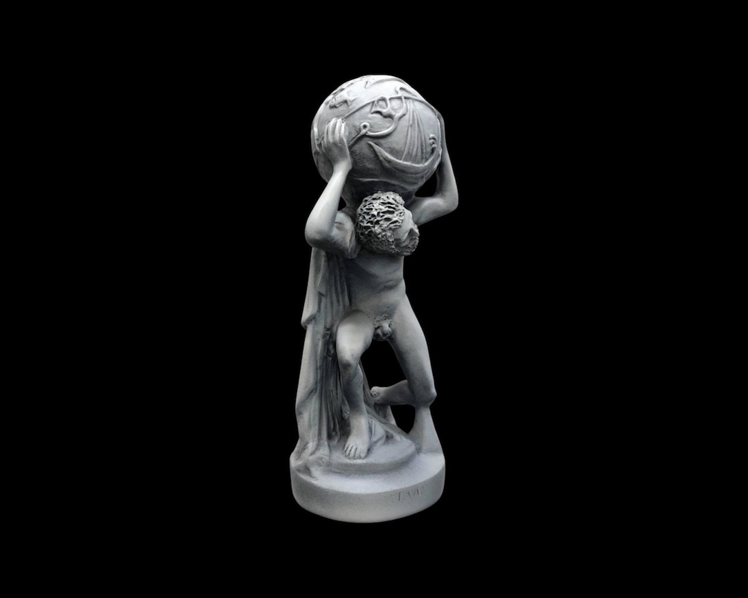 Atlas Statue 22 Cm | Greek God | Atlas Sculpture | Sculpture Statue ...