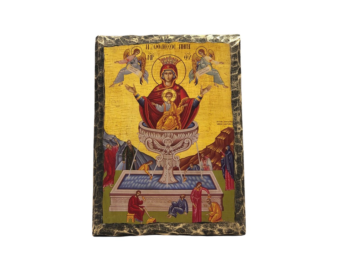 Saint Zoe Icon – Handmade Greek Orthodox Byzantine Religious Art - Etsy