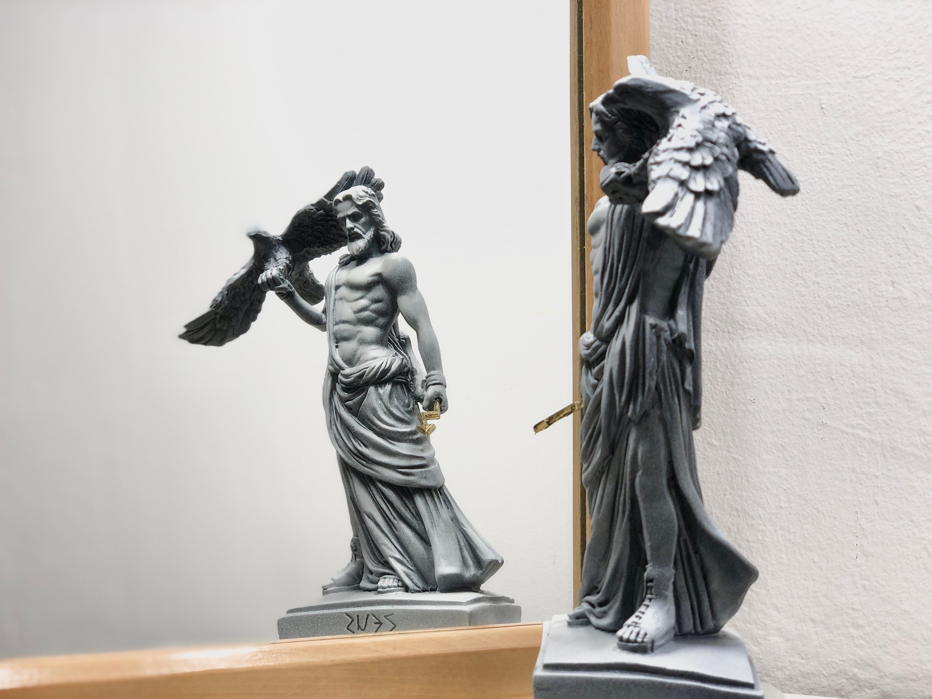 Zeus Hawk Statue 22cm | Greek God | Greek Mythology Art | Olympian Gods ...